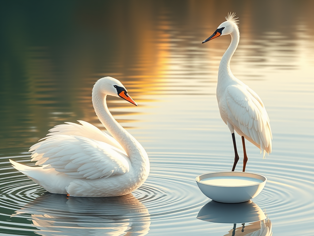 The Swan vs. Crane: Lessons Beyond Appearances – arabhati's arbhatyam :)